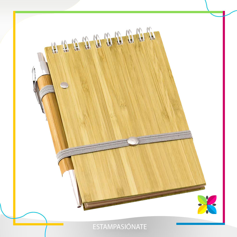 Libreta Personalizado de Bamboo – Estampasiónate