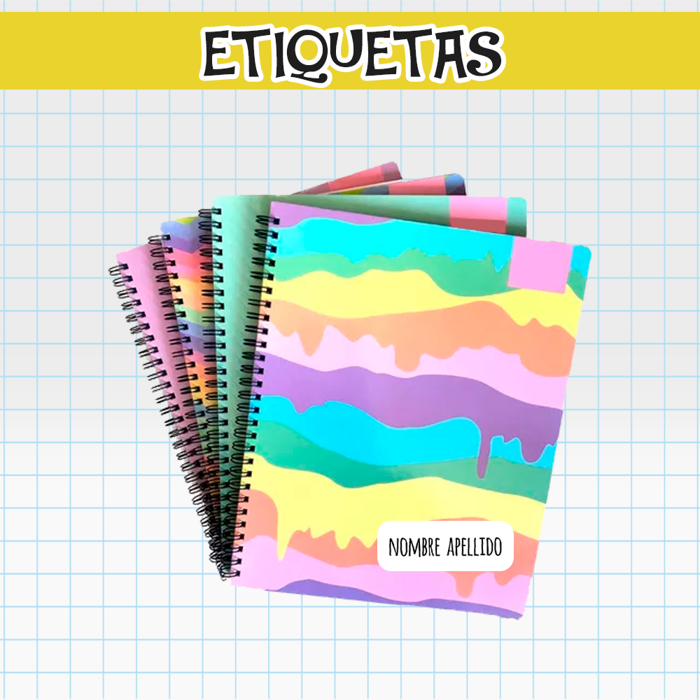 Kits Stickers para marcar útiles escolares – Estampasiónate