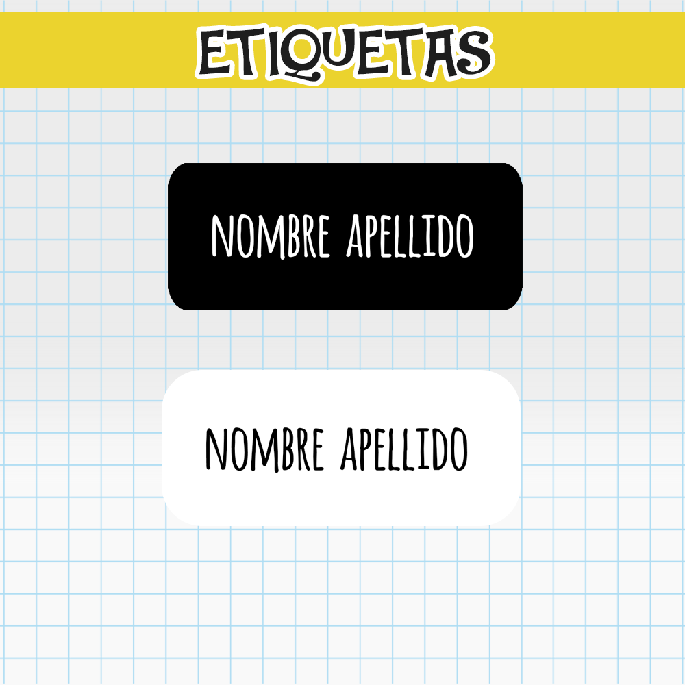 Kits Stickers para marcar útiles escolares – Estampasiónate