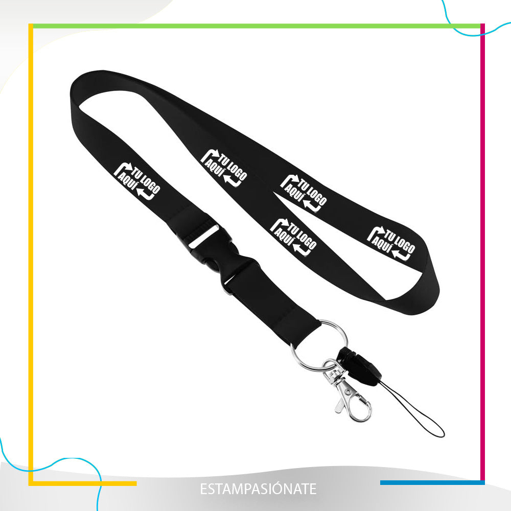Lanyard con logo Personalizado – Estampasiónate