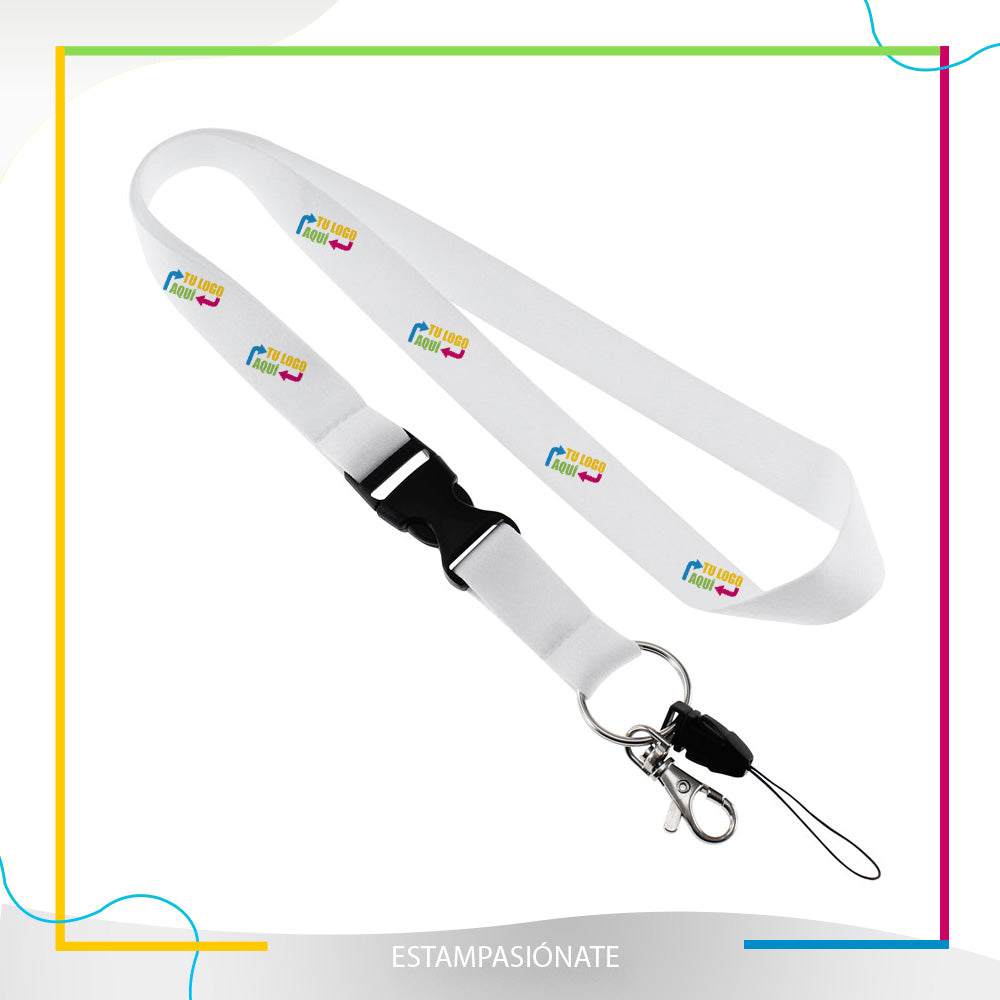 Lanyard con logo Personalizado – Estampasiónate